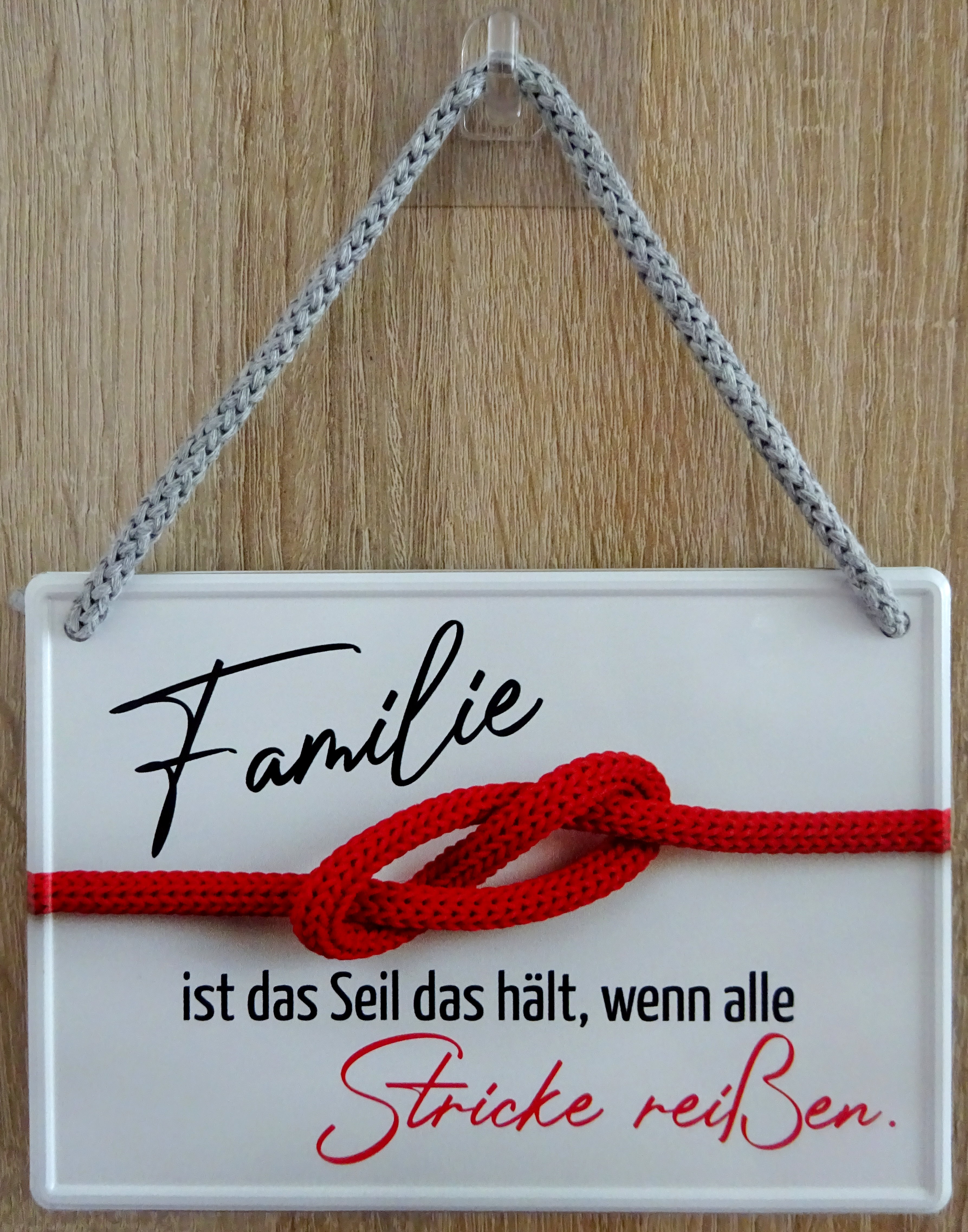 Familie Ist Das Seil Das Halt Wenn Alle Stricke Reissen